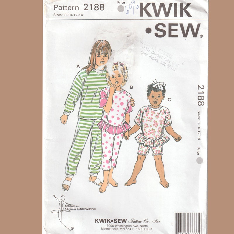 Girls Pajama Pattern - Etsy