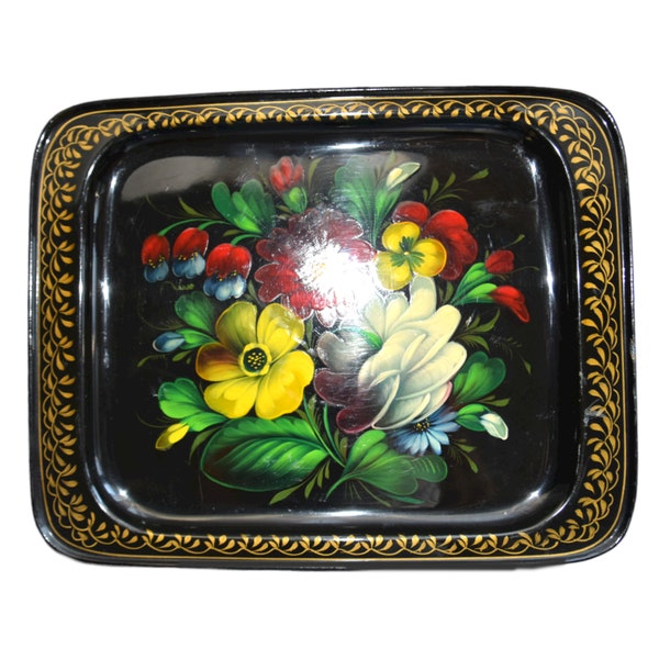 Russian Metal Tray - Etsy