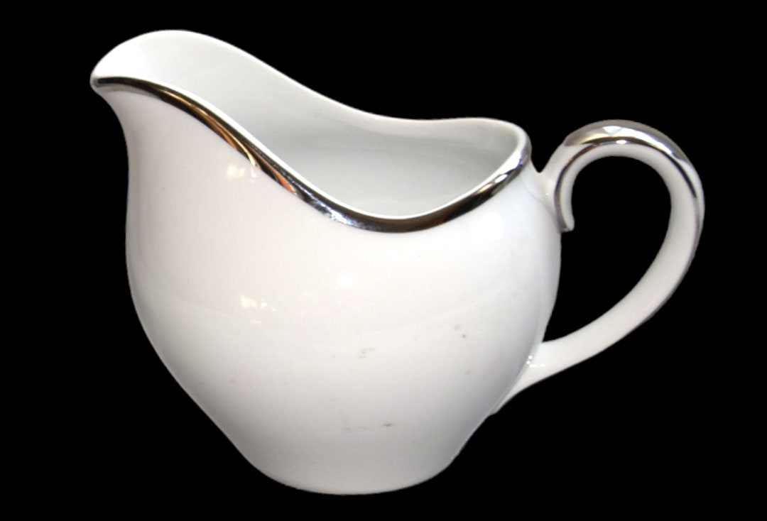 Vintage 4-inch Bone China Creamer Pitcher for Wedding Dinnerware and ...