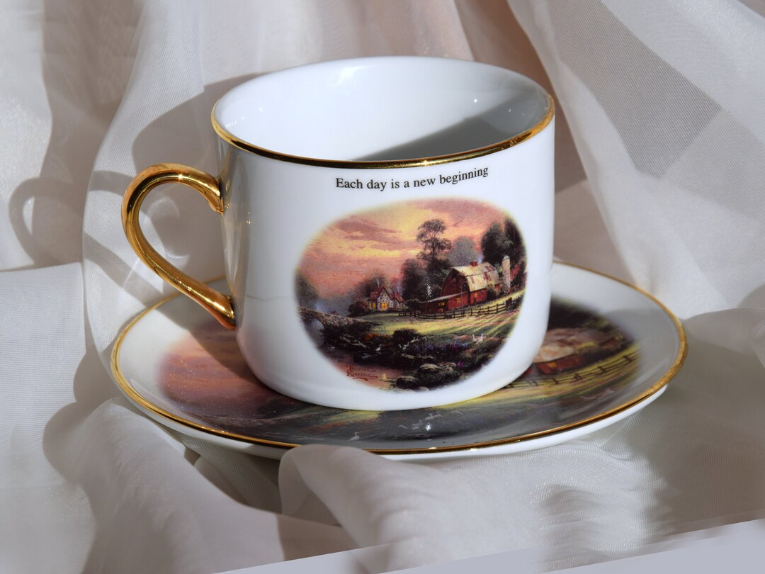 Thomas Kincade, Farmer Mug, Photo Cup, Ceramic Keep Cup, Coffee Drinker ...