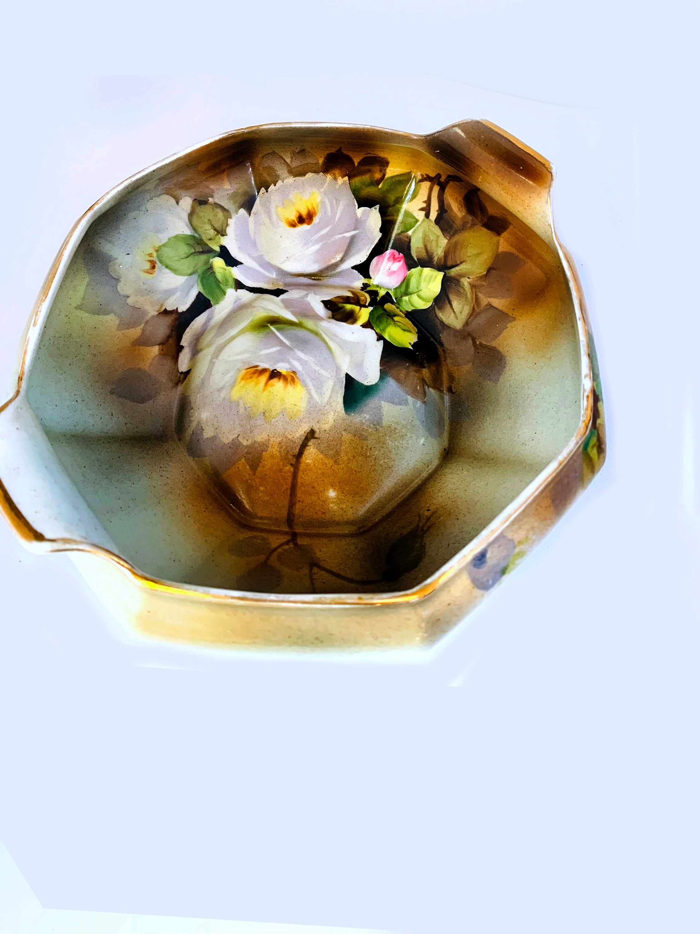 Vintage Noritake China Bowl, Hand Painted Bowls, Decorative Floral Bowl ...
