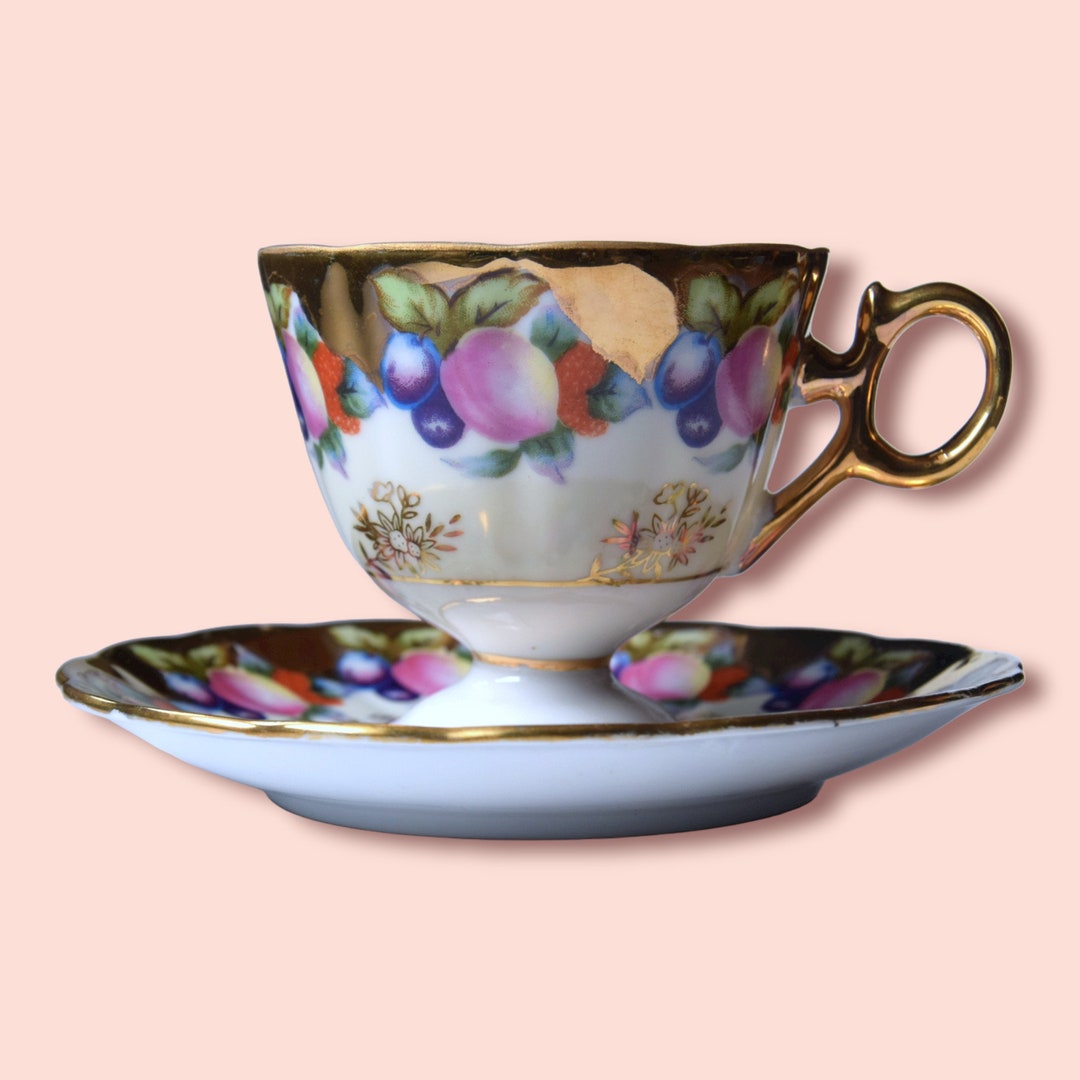 Porcelain Teacups, Fine China Tea Cups, Porcelain Tea Cups, Tea Set for ...