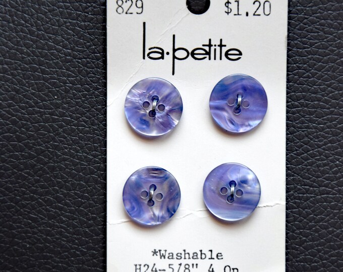 Vintage Blue Marble Ombre Buttons Set for Sewing Projects and ...