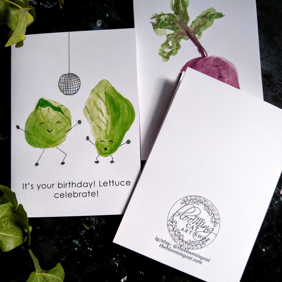 Vegetable Pun Birthday Cards Funny Birthday Cards Punny - Etsy