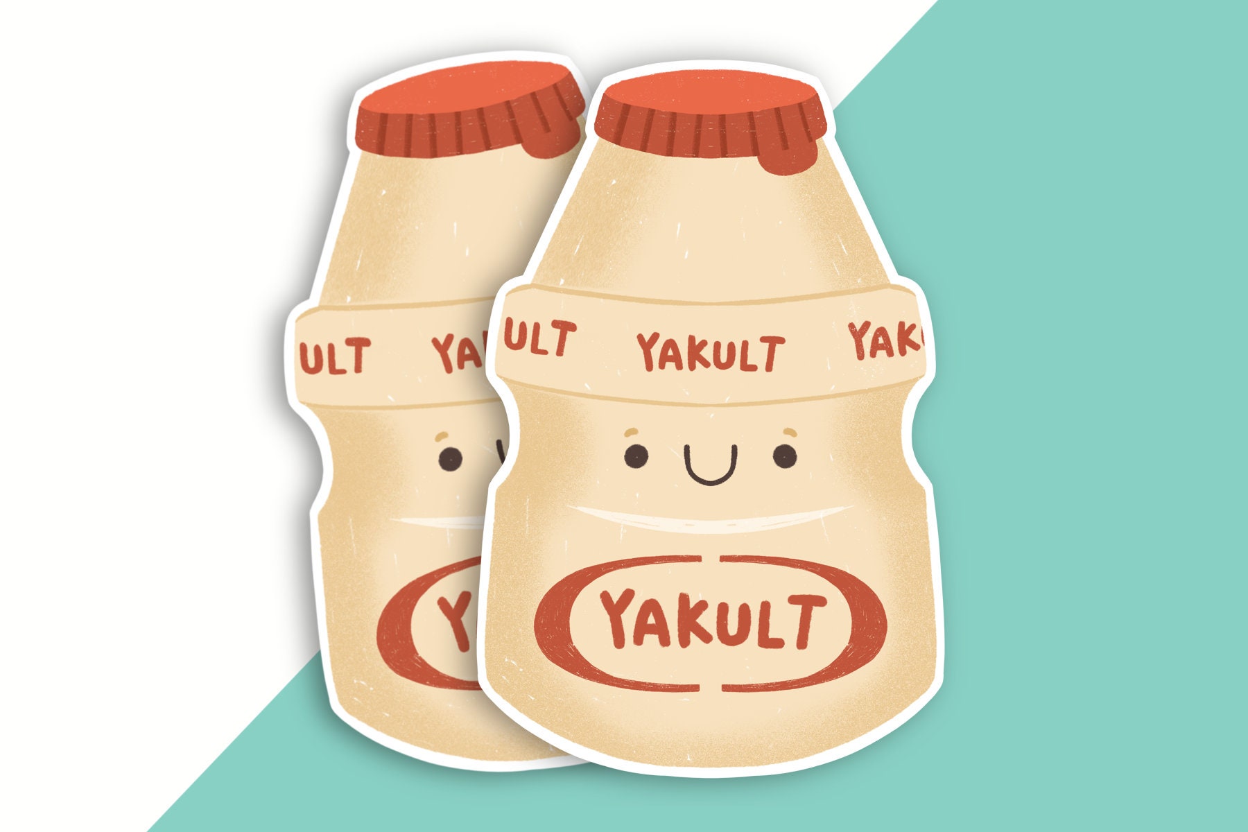 Yakult Sticker Banana Milk Sticker | Etsy