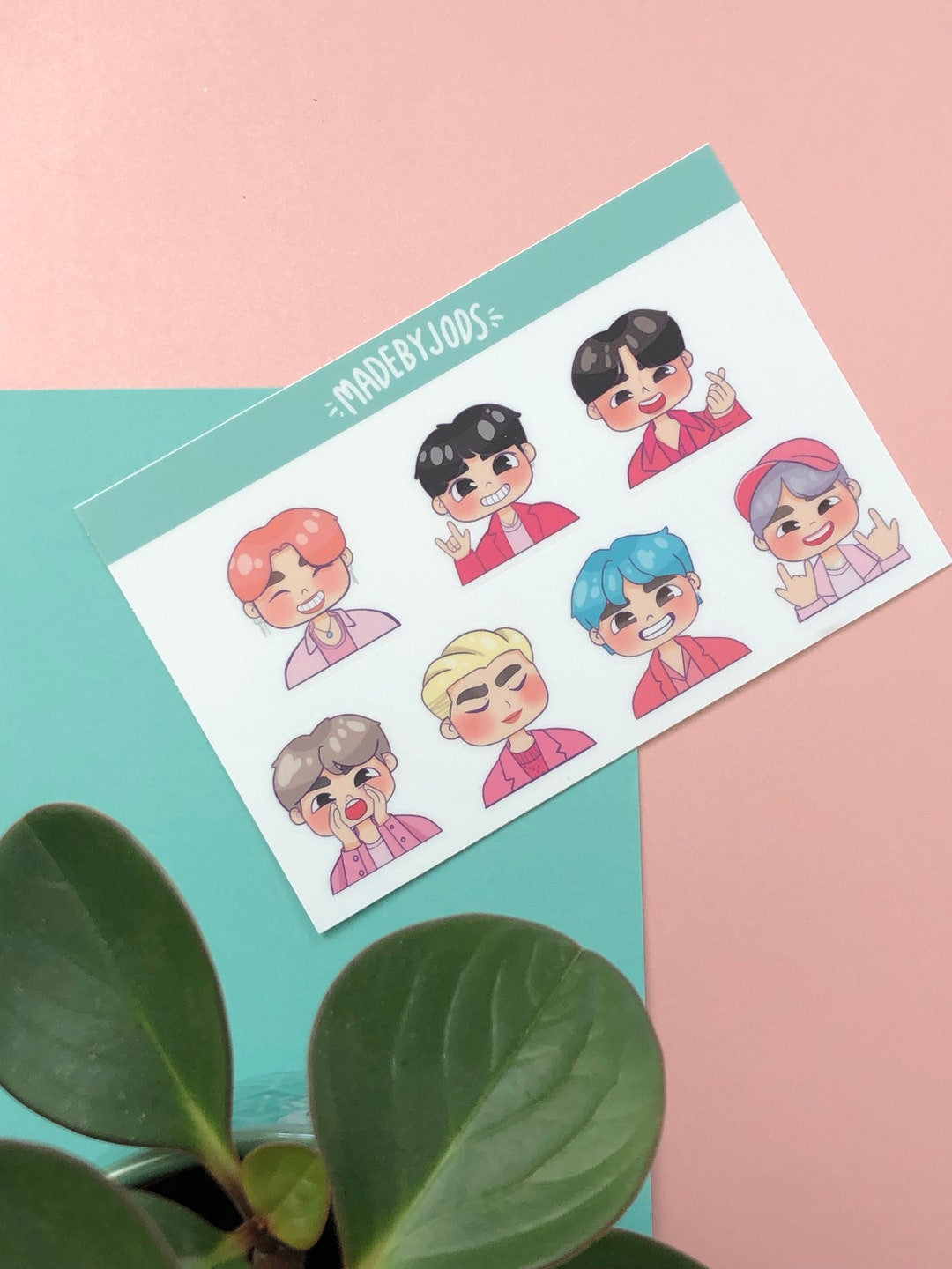 BTS Boy With Luv Sticker Sheet - Etsy