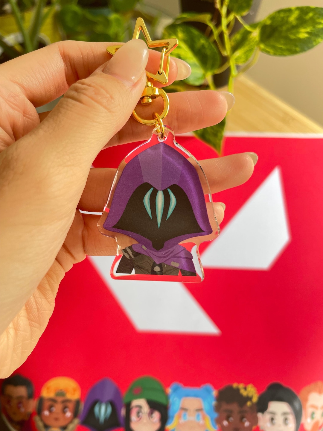 Omen Valorant Keychain Valorant Agents - Etsy Canada