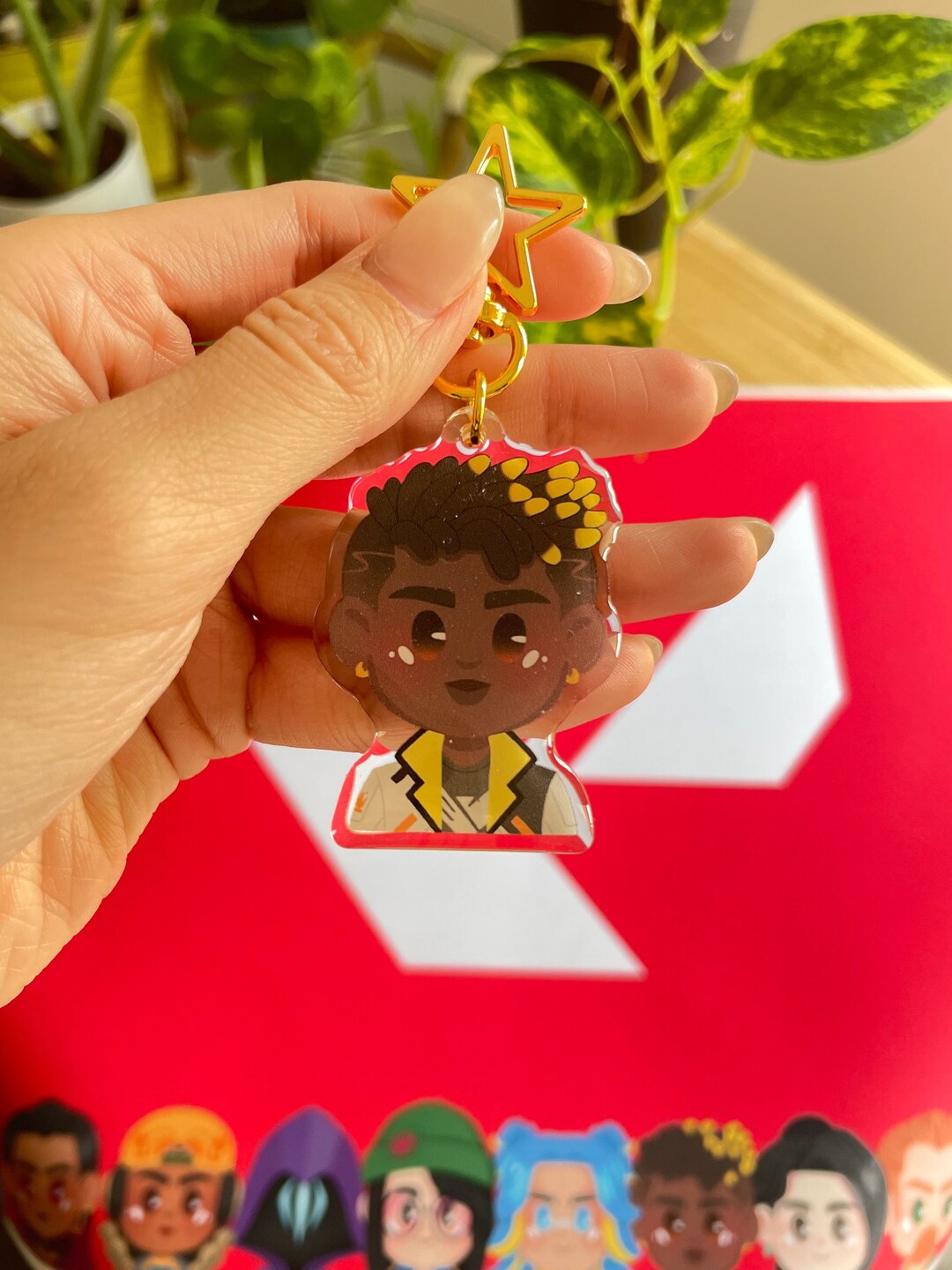 Phoenix Valorant Keychain Valorant Agents - Etsy