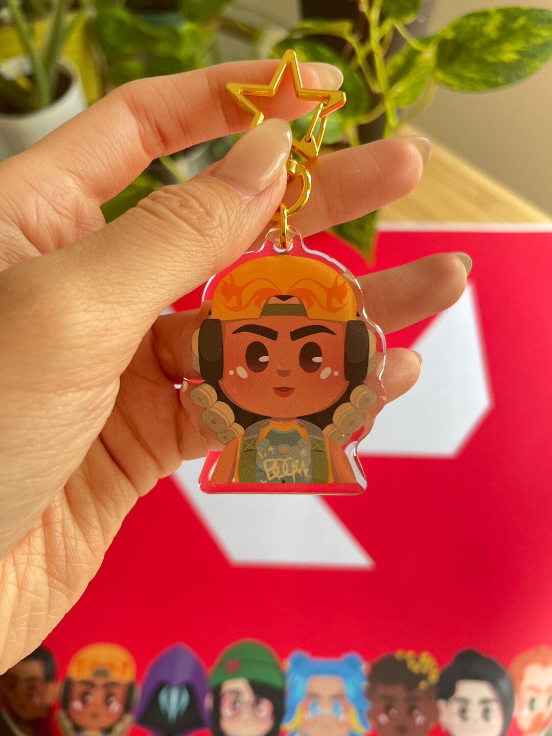 Raze Valorant Keychain Valorant Agents - Etsy