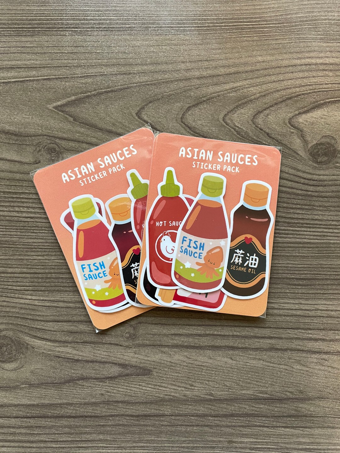 Asian Sauce Stickers - Etsy