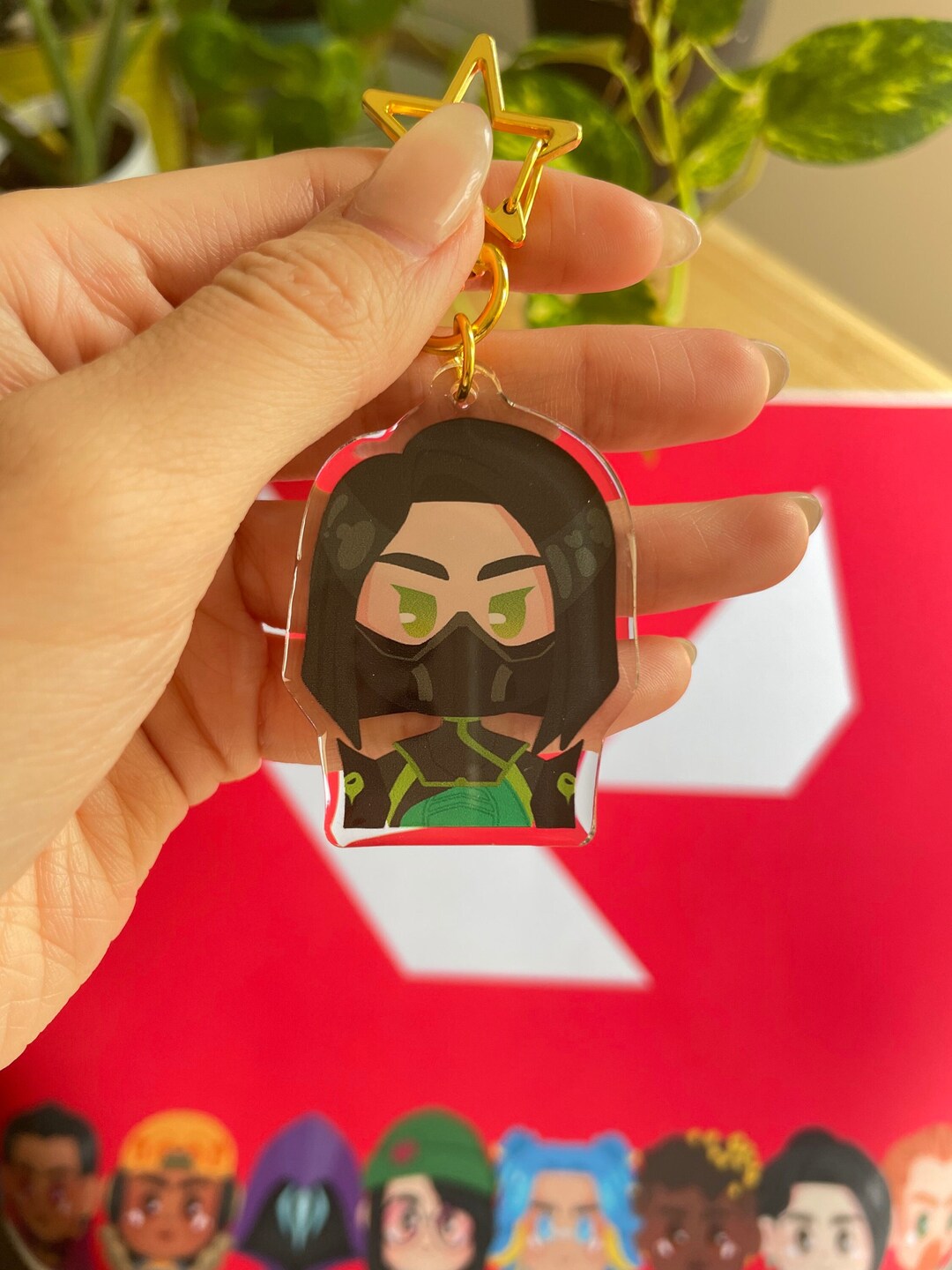 Viper Valorant Keychain | Valorant Agents - Etsy