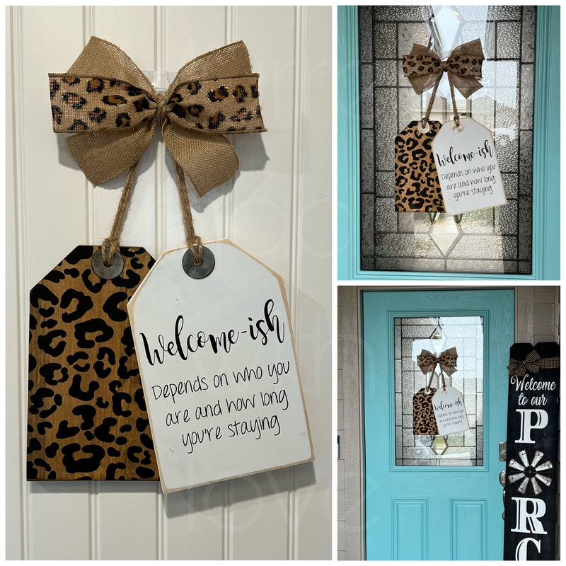 Wood Door Tags - Etsy