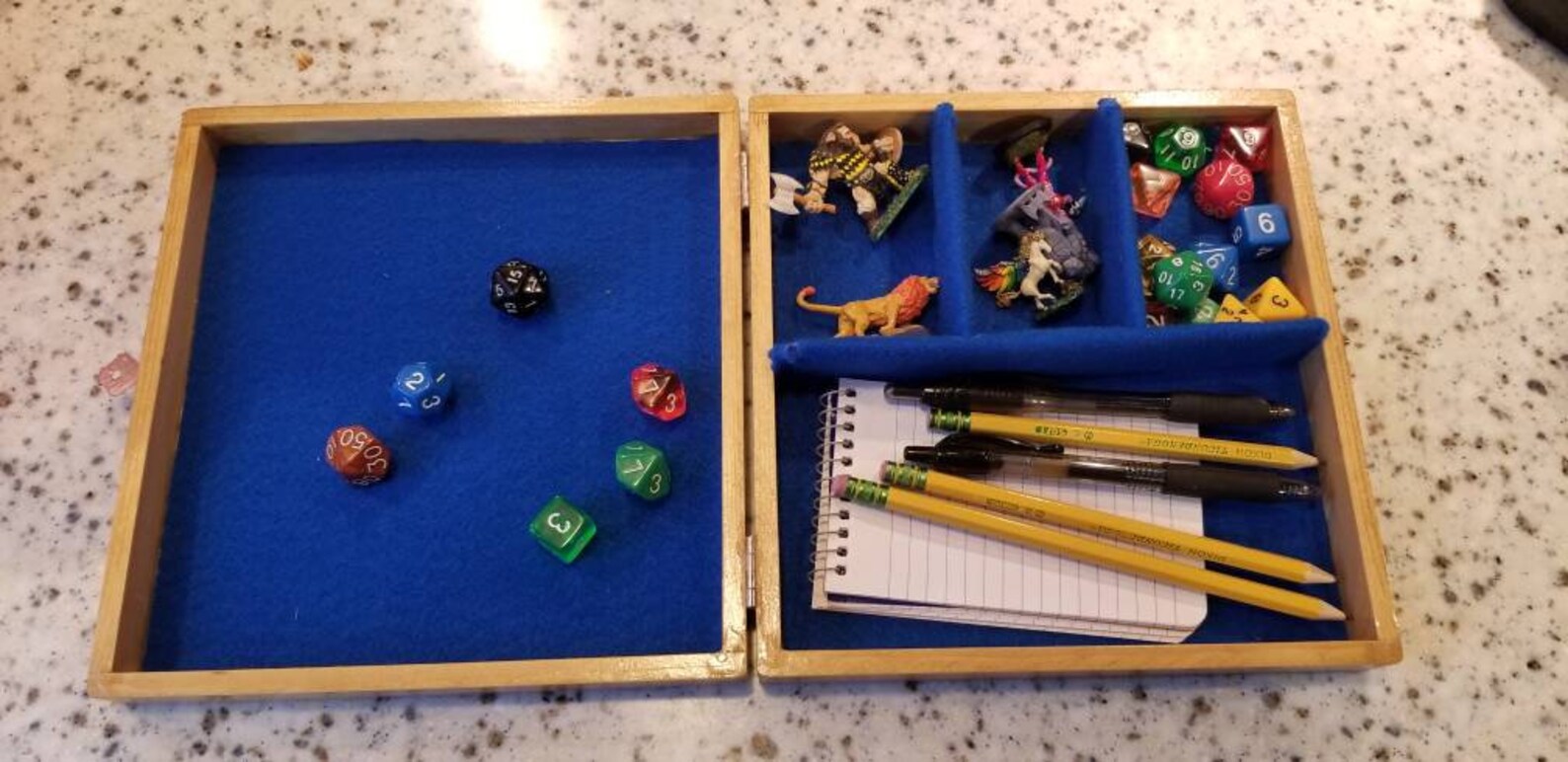 Wooden Box for Holding Your RPG Supplies - Etsy