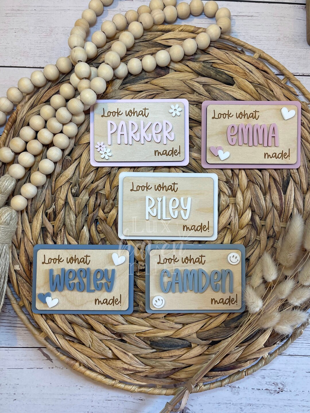 Look What I Made Magnet, Personalized Kids Name Magnet, Kids Artwork ...