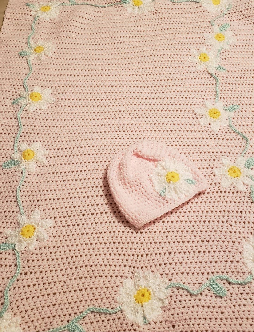 Daisy Baby Afghan - Etsy
