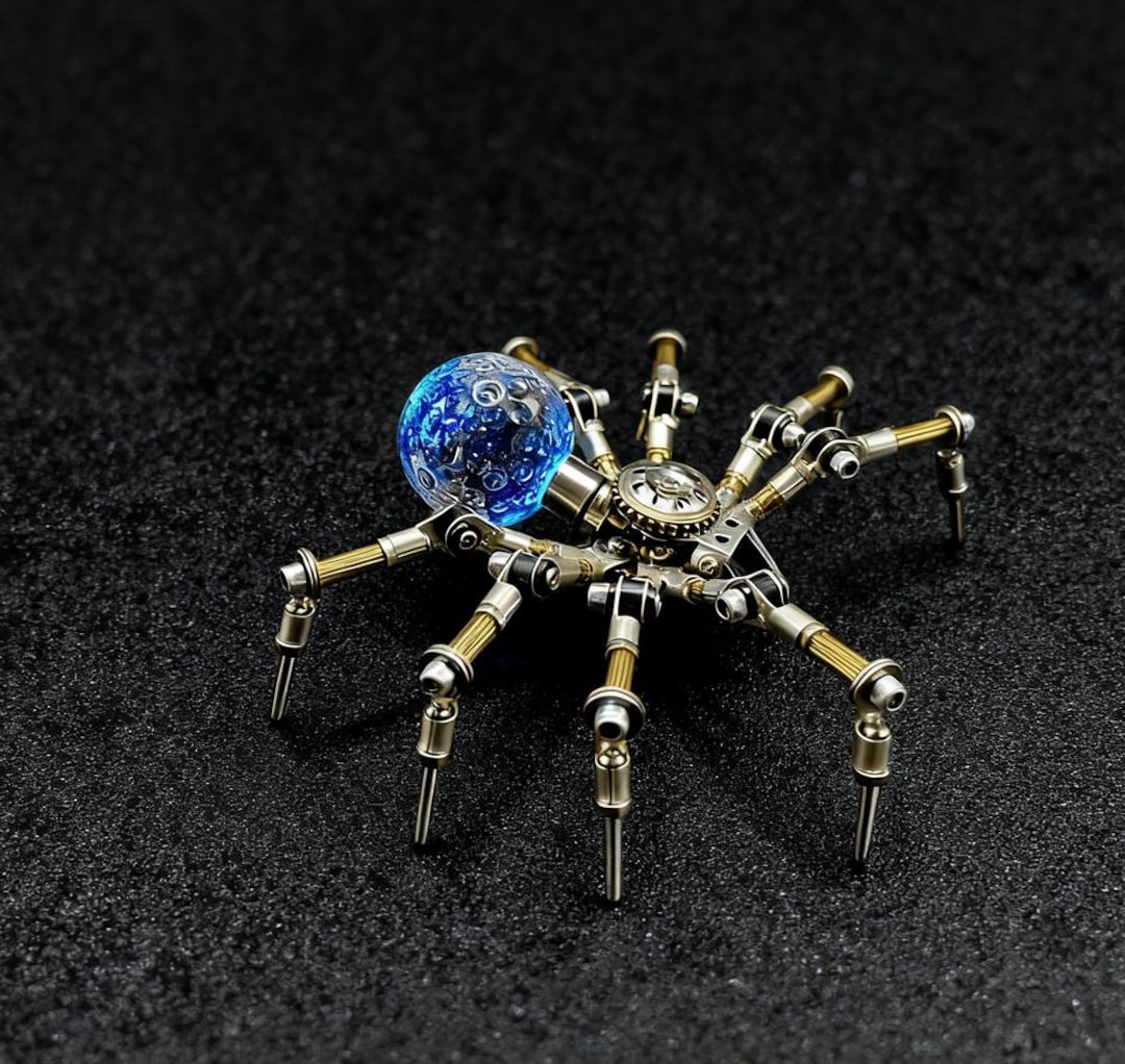 Steampunk Mechanical Spider Finished Model,mechanical Punk Spider,metal ...