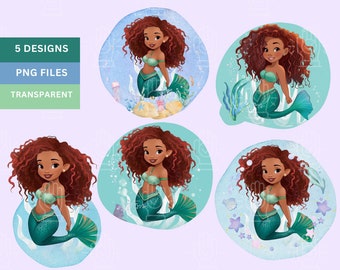 Black Mermaid Little Mermaid Clip Art Black Girl Magic - Etsy