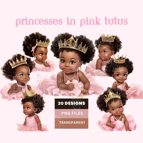 Black Baby Shower Clipart