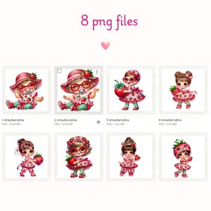 Strawberry Diva Baby Girl Clipart, PNG, Sweet One Berry Baby Shower ...