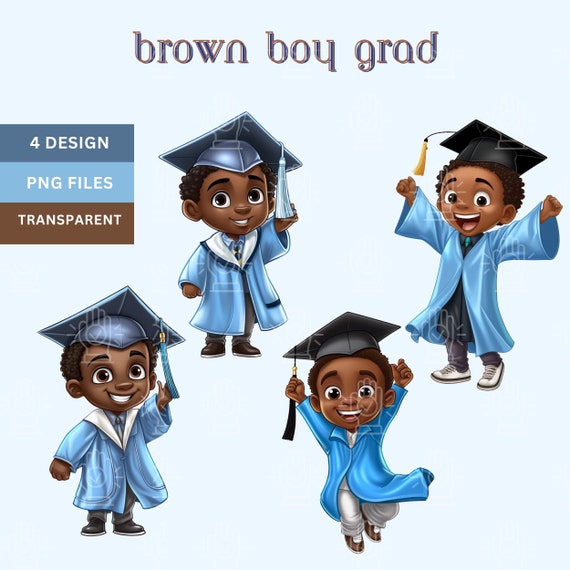 Kindergarten Boy Graduation Clip Art
