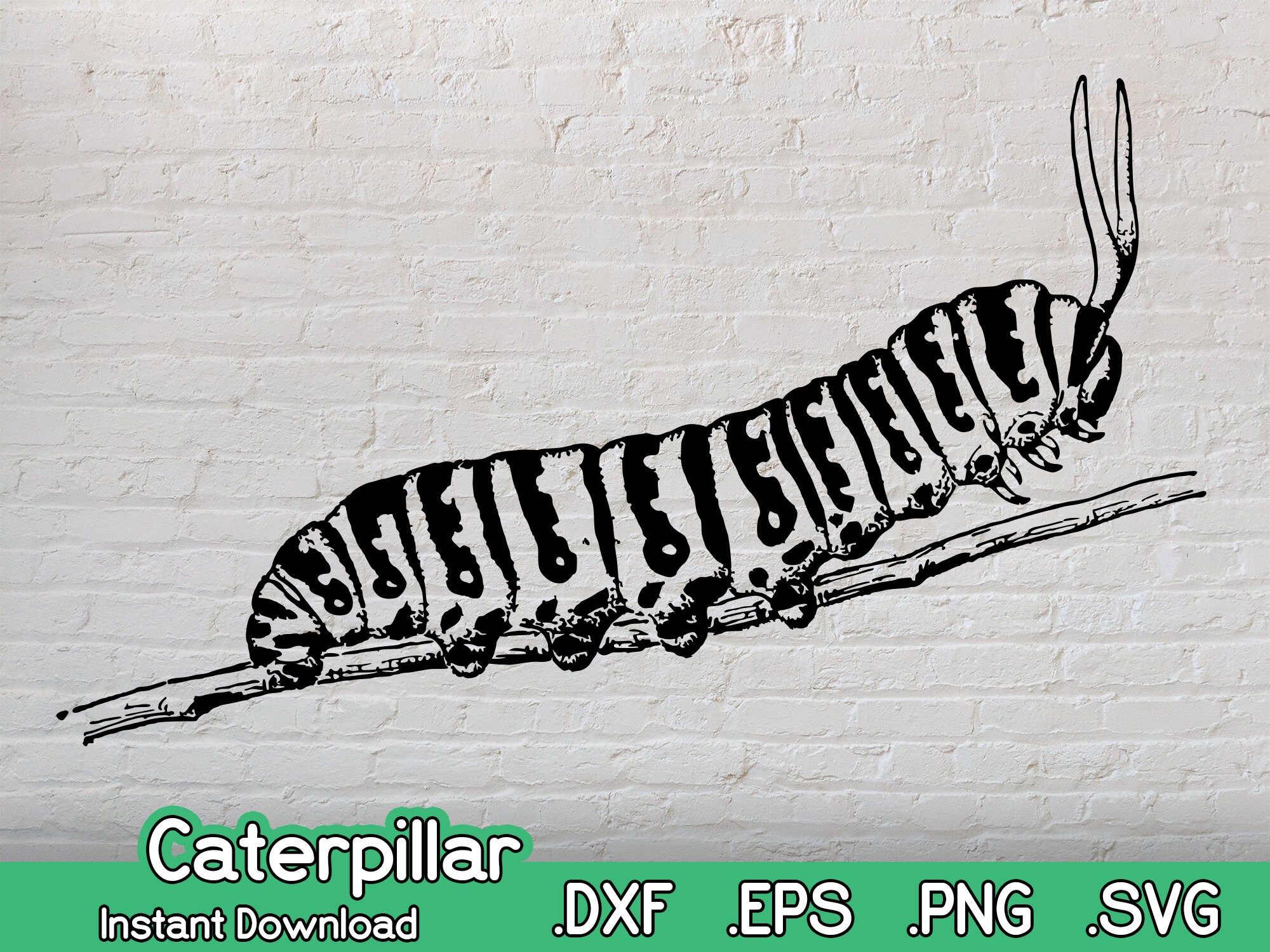 Adorable Caterpillar SVG Great for Customizing Apparel and Accessories ...