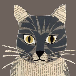 Personalized Paper-pieced Cat Collage Print, 8 X 10 Wall Art - Etsy