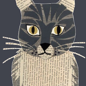 Personalized Paper-pieced Cat Collage Print, 8 X 10 Wall Art - Etsy