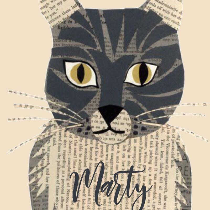 Paper Pieced Cat - Etsy