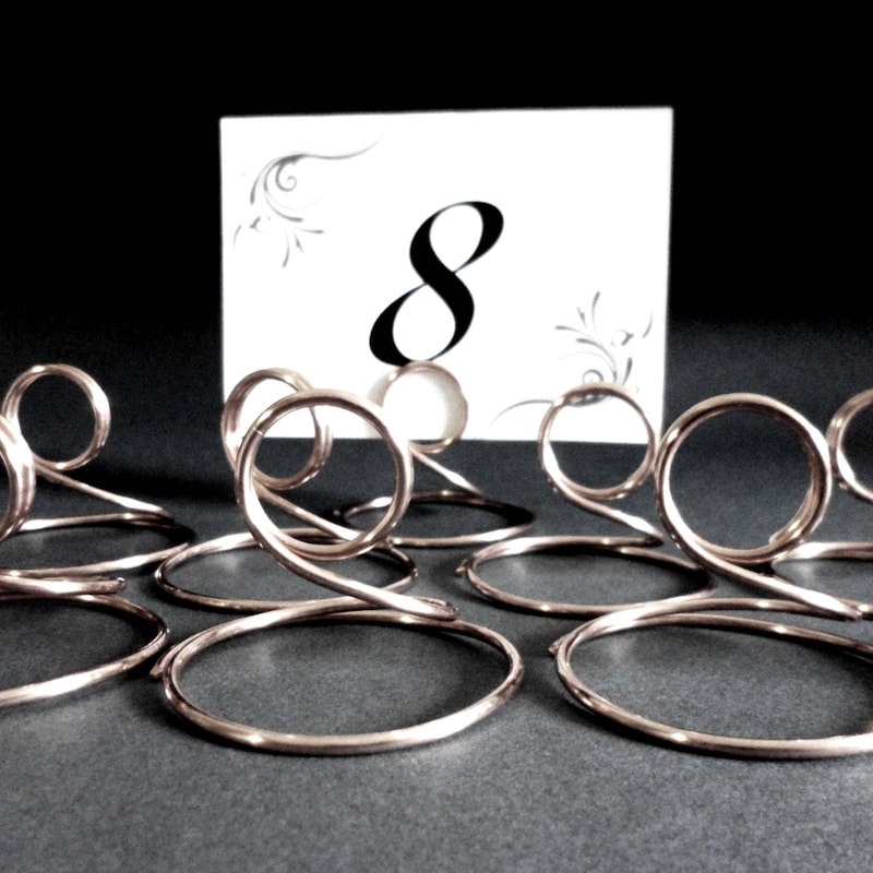 Table Number Holders - Etsy