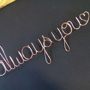 Custom Words. Metal Signs-wire Words. Gold Brass. Silver Steel. Black ...