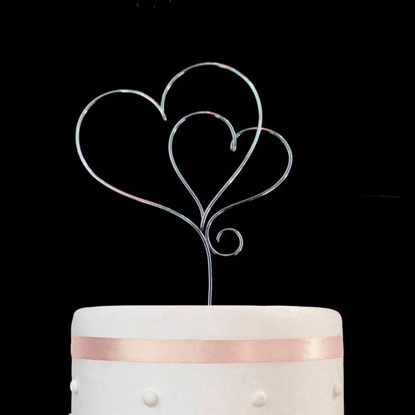 Heart Cake Topper - Etsy