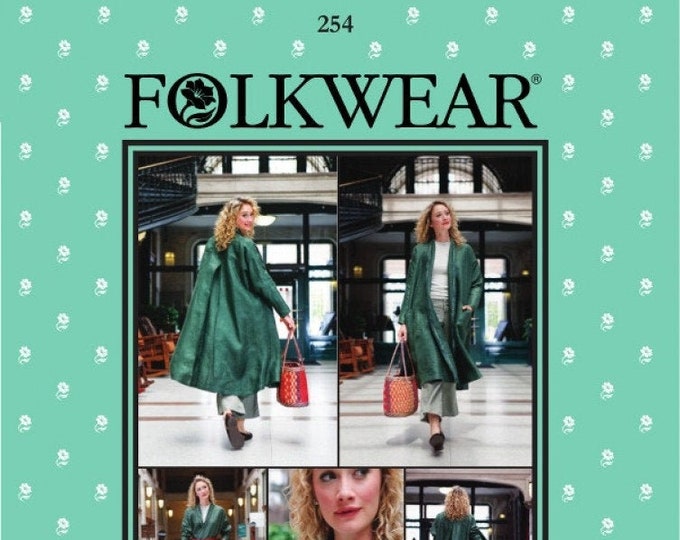 Folkwear Paper Sewing Pattern: Swing Coat 254 Vintage Style Women's ...