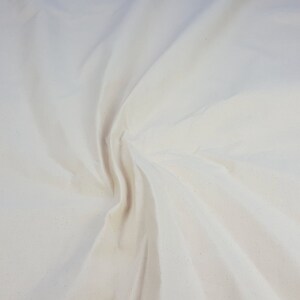 Organic Cotton Canvas Fabric, Undyed & Unfinished - Etsy