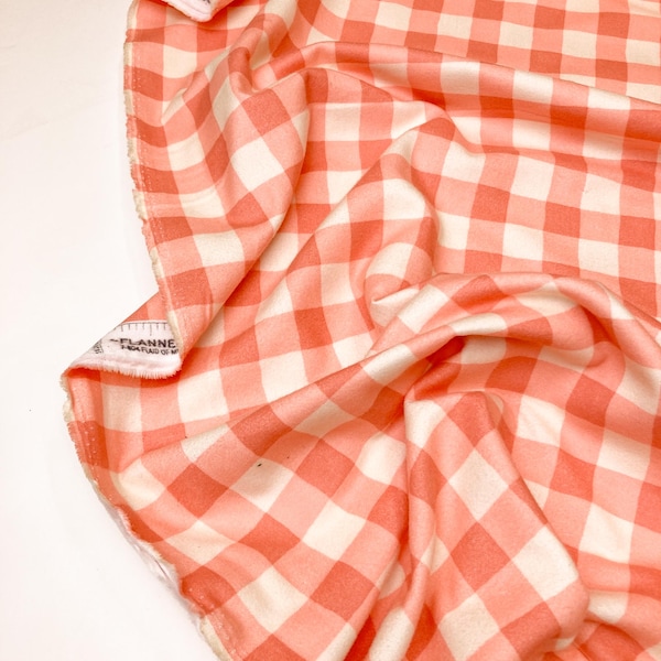 Blush Flannel Fabric - Etsy UK