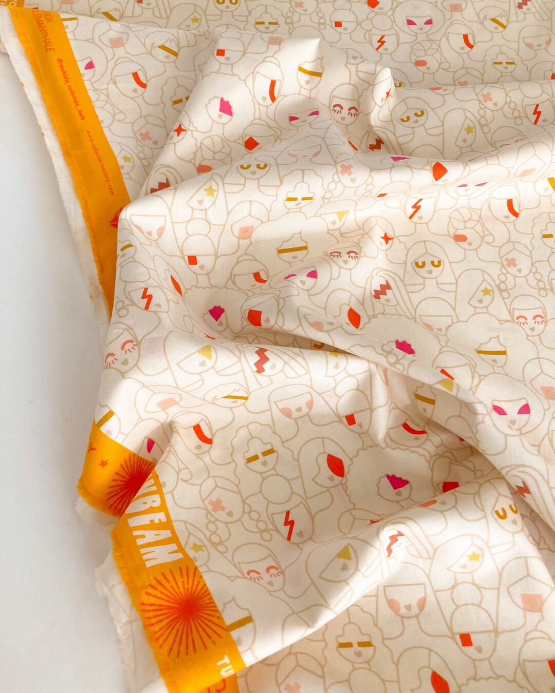 Ruby Star Society 'sunbeam' Quilting Cotton: 'rebel Rebel' in Natural ...