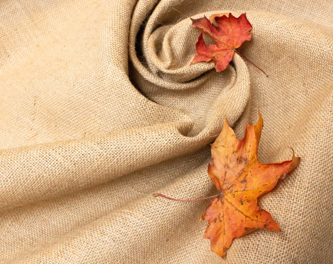 Hessian Fabric Woven Natural Jute Burlap Garden Wedding Rug Craft Sack ...