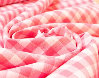 Pink White Gingham | Etsy