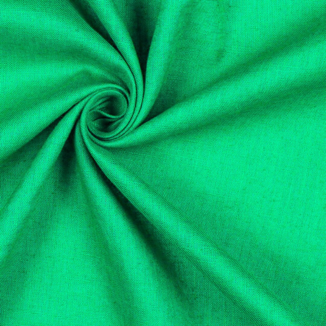 Washed Linen in Emerald Green - Etsy