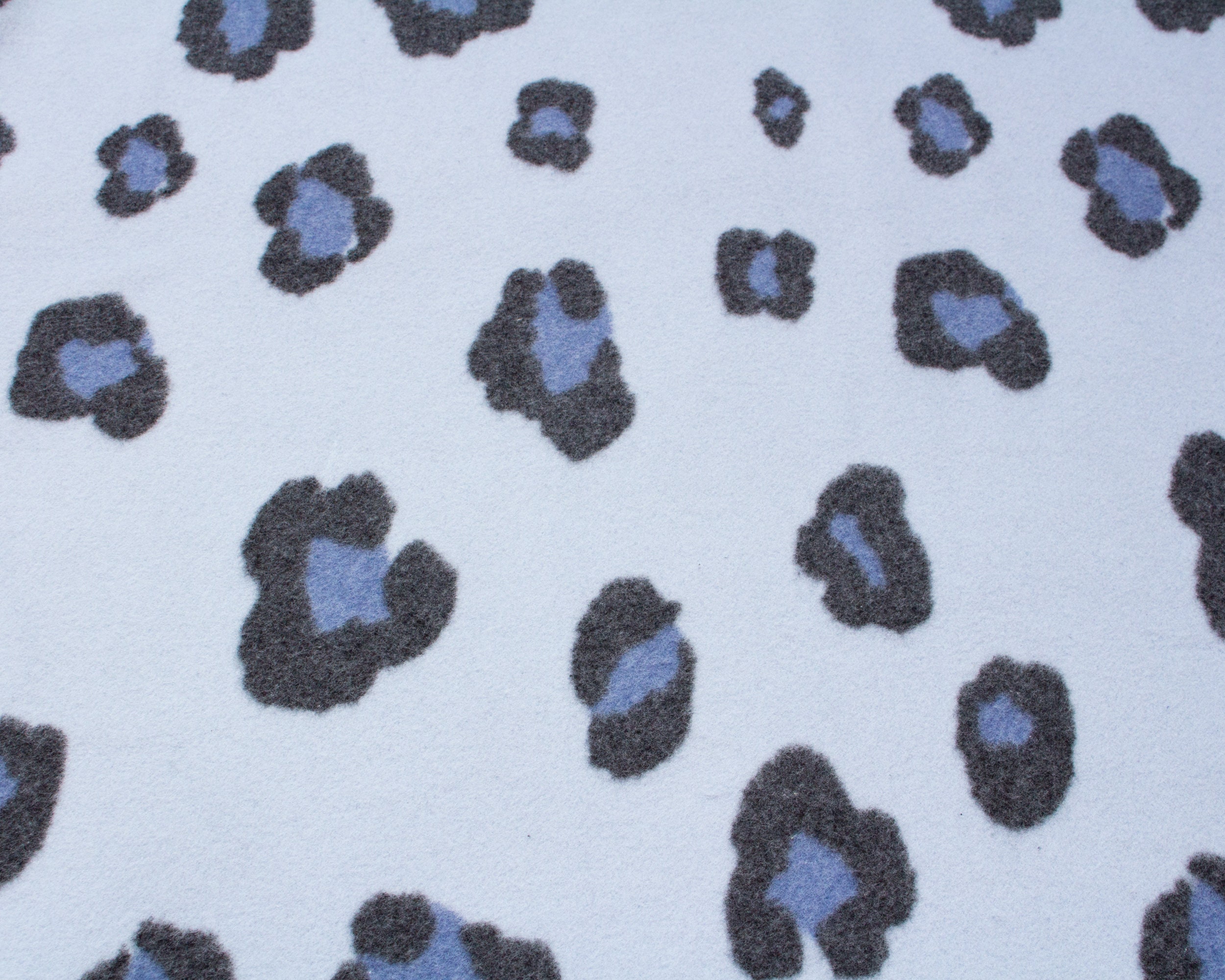 Snow Leopard Print Fabric