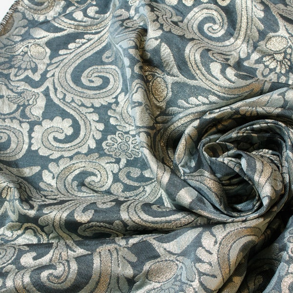 Blue Brocade - Etsy