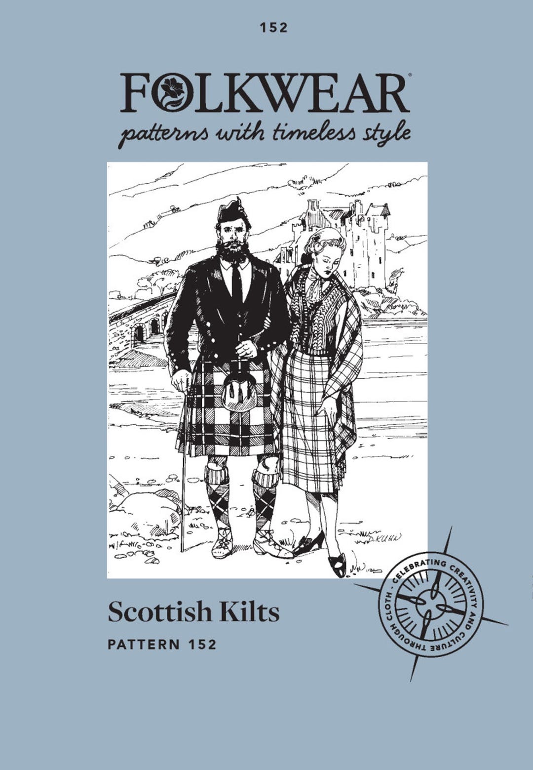 Folkwear Paper Sewing Pattern: 152 Scottish Kilts - Etsy