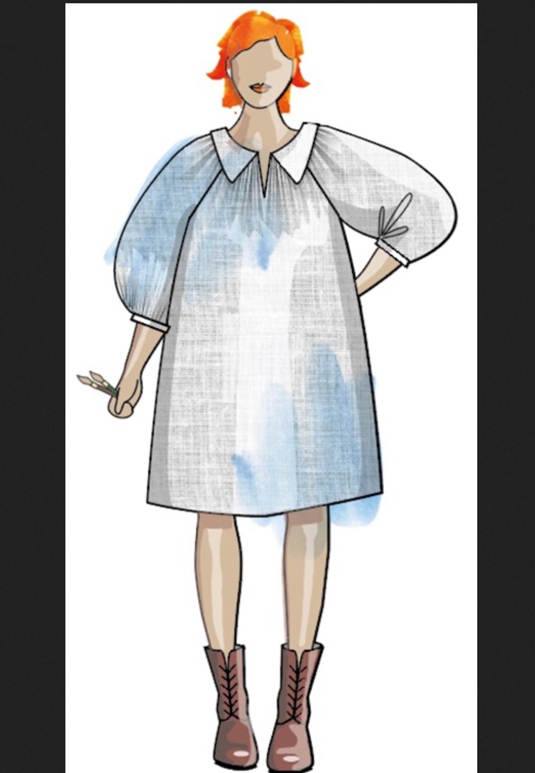 Sew Different Paper Sewing Pattern: Riley Smock UK Sizes 8 - 28 - Etsy