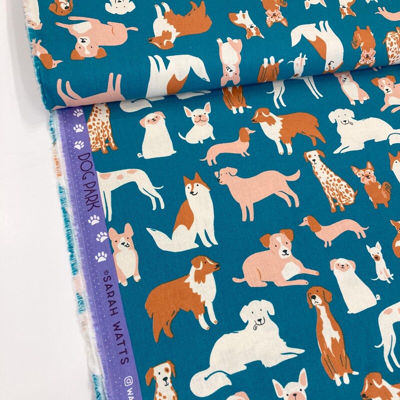 Dog Fabric Cotton - Etsy