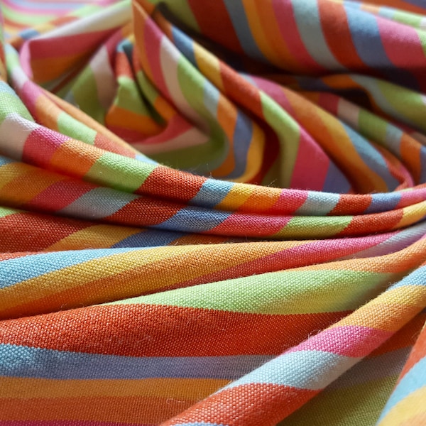 Rainbow Fabric - Etsy