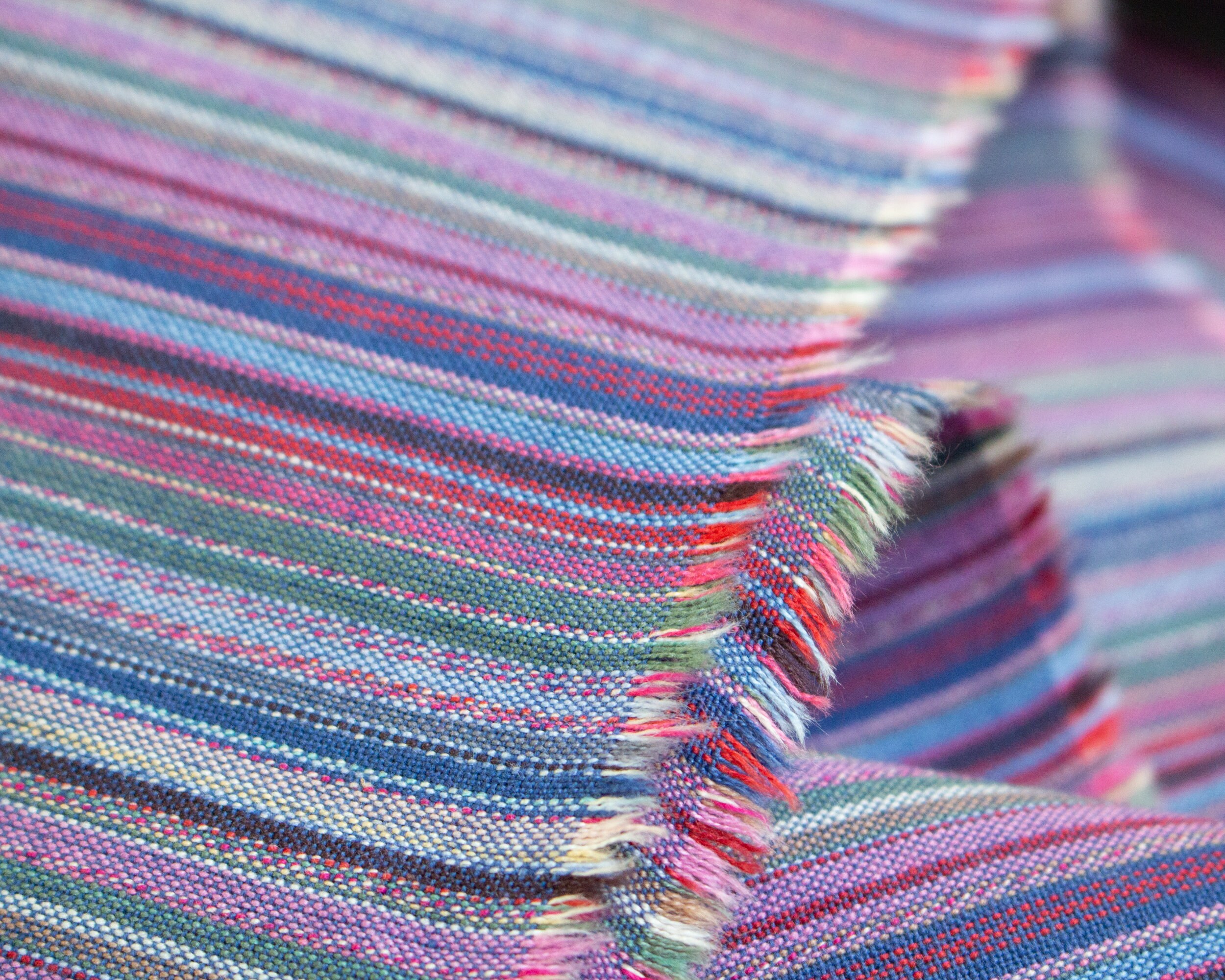 Visual Arts Fabric Organic Cotton and Bamboo Handwoven Crossweave ...