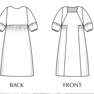 Sew Different Paper Sewing Pattern: Mahal Dress UK Sizes 8 - 26 - Etsy
