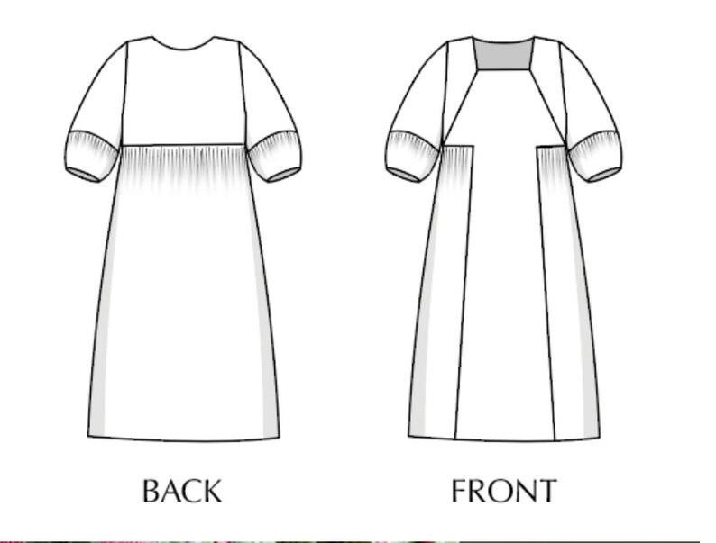 Sew Different Paper Sewing Pattern: Mahal Dress UK Sizes 8 - 26 - Etsy