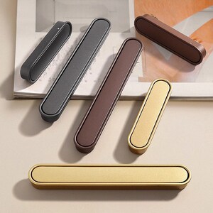 Slotted Embedded Concealed Handle Pulls Wardrobe Handles Knobs Zinc ...