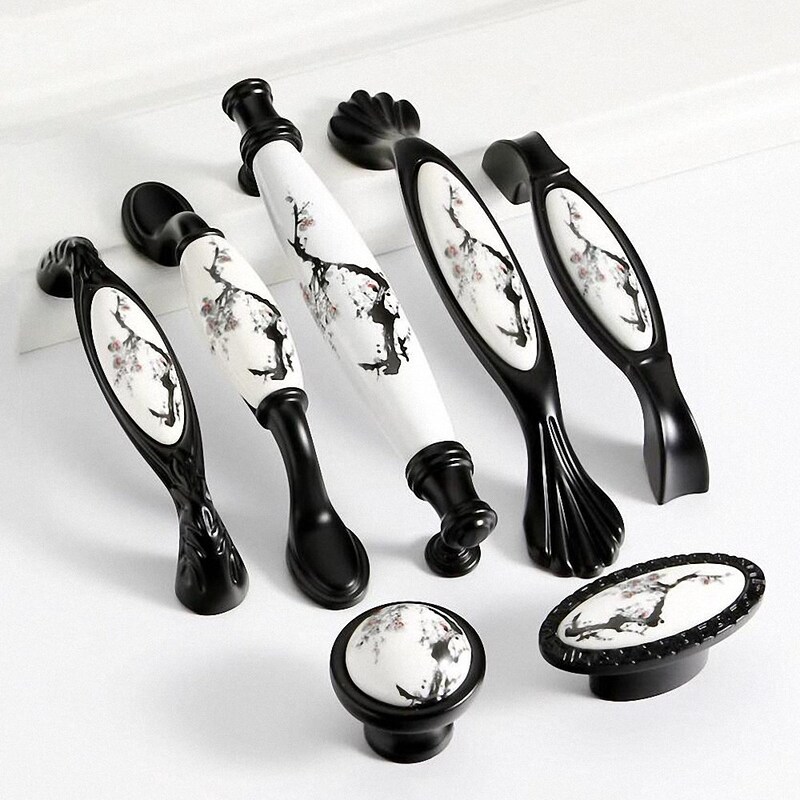 Black Drawer Knobs and Pulls - Etsy