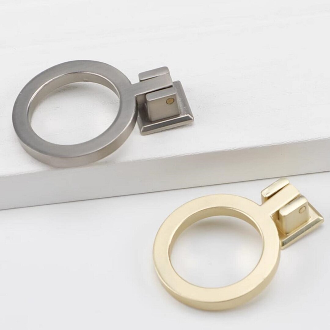 Drop Ring Pull Knobs Wardrobe Door Handle Pull Cabinet Handle Knob ...
